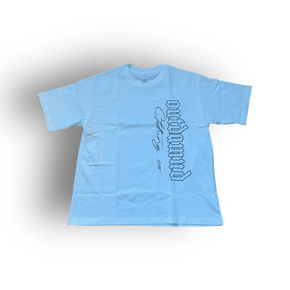 WHITE BASIC TSHIRT (SIDE DESIGN) – out da mud clothing co.