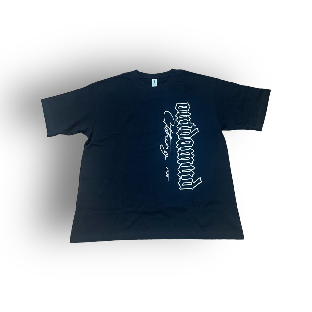 BLACK BASIC TSHIRT (SIDE DESIGN) – out da mud clothing co.